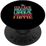 Amazon.com: College Educated Liberal Tree Hugging Hippie T-Shirt ...