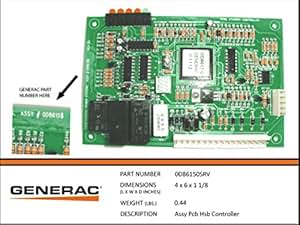 Amazon.com : Generac - ASSY PCB HSB CONTROLLER - 0D86150SRV : Garden ...
