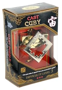 Amazon.com: Hanayama Cast Metal Puzzle Cuby: Toys & Games