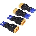 Amazon.com: rflaueo 4pcs XT60 to EC2 Male Female RC Connector Adapter(E29-4) : Toys & Games