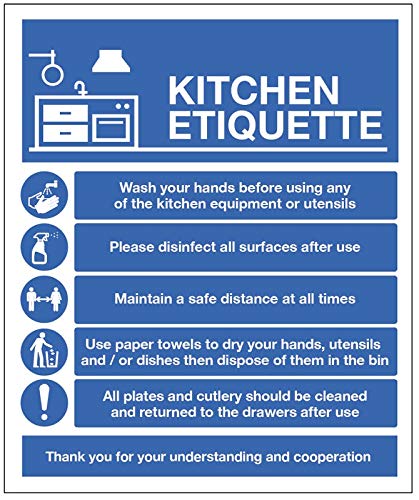 Kitchen COVID19 guidelines: Amazon.co.uk: Business, Industry & Science