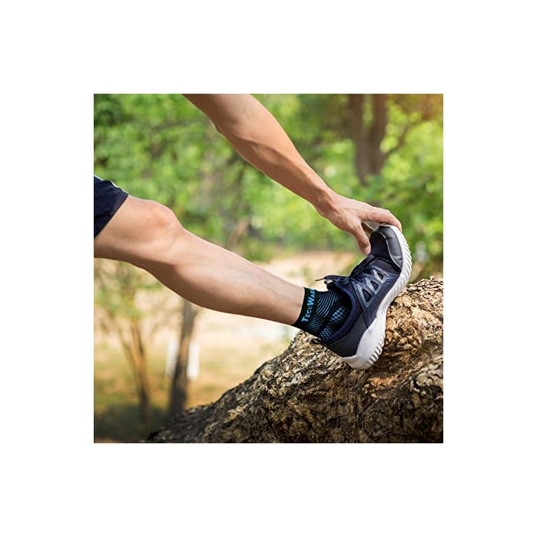 TechWare Pro Ankle Brace Compression Sleeve - Relieves Achilles ...