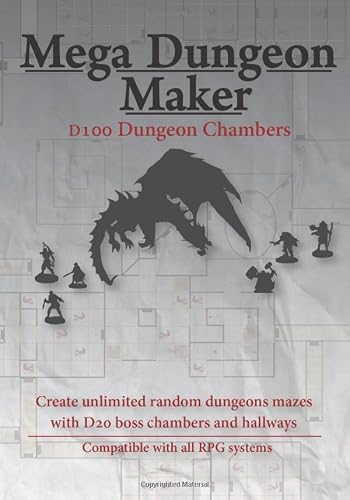 Mega Dungeon Maker: D100 Dungeon Chambers for Fantasy Roleplaying Games ...