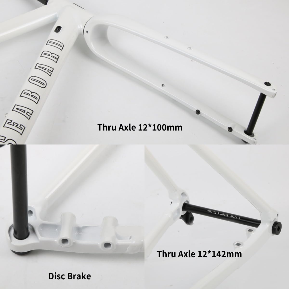 BSFHQS 700C Road Bike Frameset Gravel Bike Frame 44cm/47cm/50cm/53cm ...