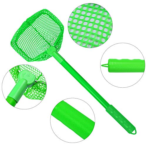 Elcoho 3 Pieces Fishing Net Catching Bug Nets Fish Butterflies Nets ...