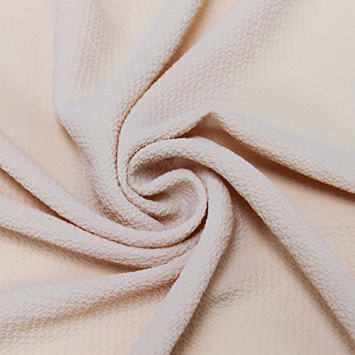 Amazon.com: Blush Bubble Crepe Chiffon Fabric Textured Chiffon