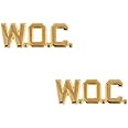 Amazon.com: Insignia Depot Warrant Officer Candidate WOC Gold Letters ...