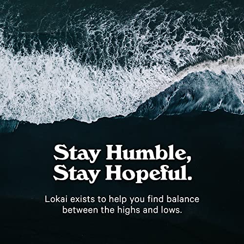 Lokai Silicone Beaded Bracelet Pair For Women And Men Black And White Small 6 Inch Circumference