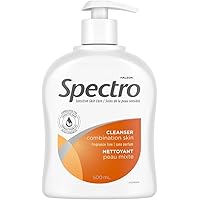 Spectro Facial Cleanser for Blemish Prone Skin, Fragrance and Dye Free ...