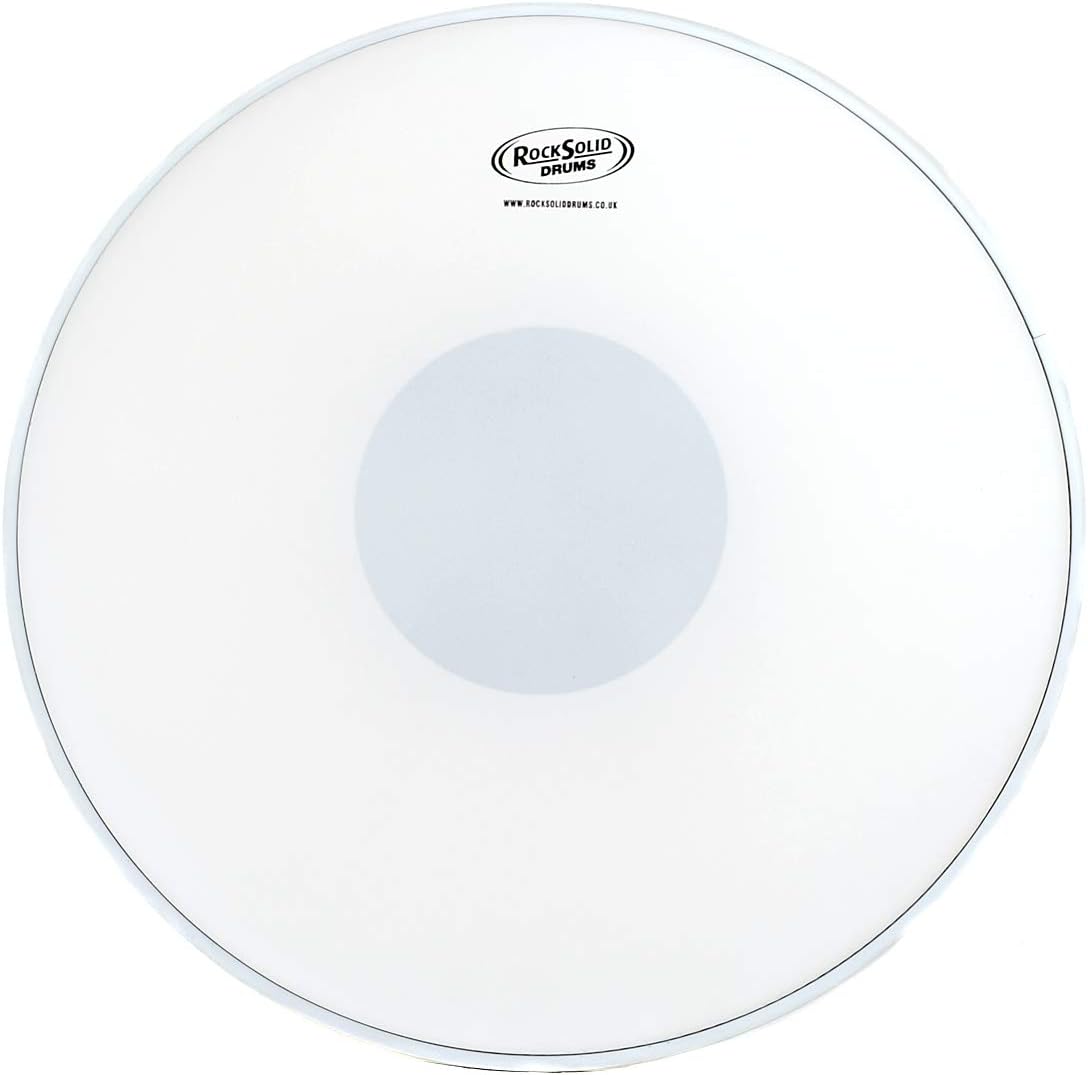 RockSolid White Coated Power Reverse Black Dot Snare Drum Head 13 Inch ...