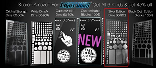 LightDims Silver Edition - Light Dimming LED covers & Light Dimming ...
