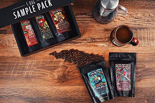 Bones Coffee Company World Tour Sample Pack | Ground Coffee Beans ...