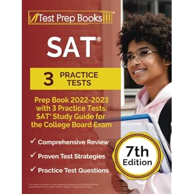 Buy SAT Prep Book 2022 - 2023 with 3 Practice Tests: SAT Study Guide ...