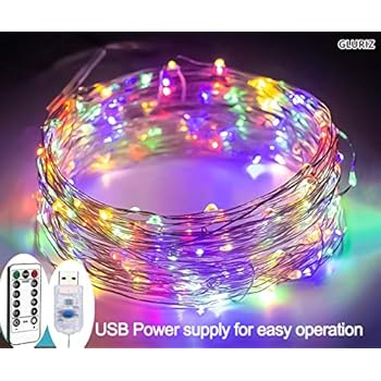 Tira led, Gloriz Guirnaldas con Luces Decorativas 10m con Control por ...