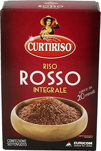 Curtiriso Whole Grain Red Rice, Product Of Italy, Vacuum Packed, 500 GR ...