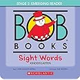 Bob Books - Sight Words Kindergarten Box Set | Phonics, Ages 4 and up ...
