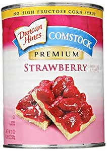 Amazon.com : Comstock Premium Pie Filling & Topping, Strawberry, 21 oz ...