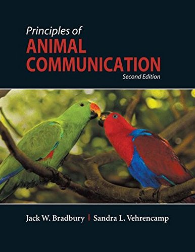 Amazon.com: Principles of Animal Communication: 9780878930456: Bradbury ...