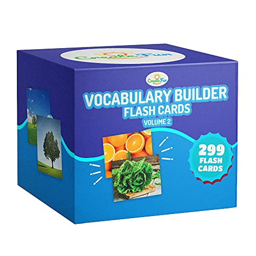 Vocabulary Builder Flash Cards Vol 2 - 300 Photo Cards w Learning Games ...
