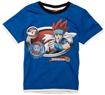 Beyblade ME1366 Boy's T-Shirt Blue 3 Years: Amazon.co.uk: Clothing