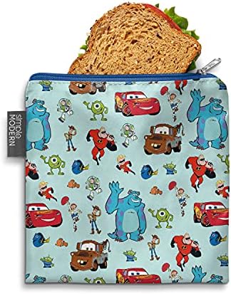 Simple Modern Disney Pixar Reusable sandwich Bag for Kids, Boys | Food ...