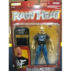 WWF Raw Heat Stone Cold Steve Austin 6.5 Wrestling Action Figure (1999 ...