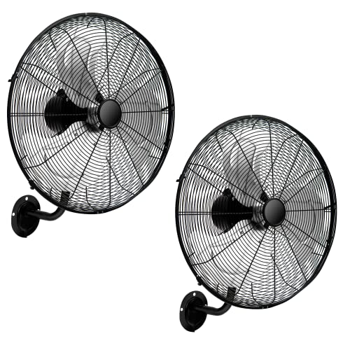 Tangkula 21 Inch Wall Mount Fan w/Aluminum Fan Blades, Industrial 3 ...