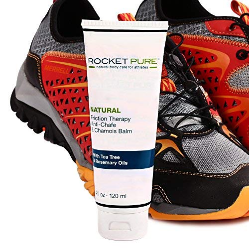 Rocket Pure Natural Friction Therapy Anti-Chafe and Chamois Balm, 4 fl ...