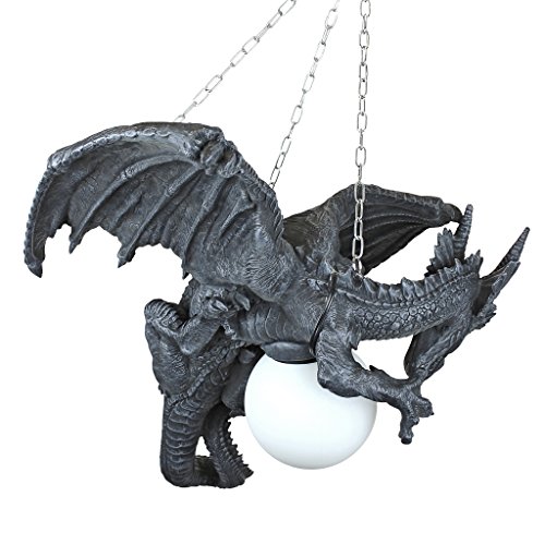 Купить Design Toscano Nights Fury Dragon Gothic Decor Hanging Light ...
