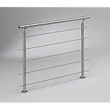 Fertig-Geländer Stahl verzinkt - Bezeichnung: Fertig Geländer inkl. Handlauf, edelstahl/verzinkt ...