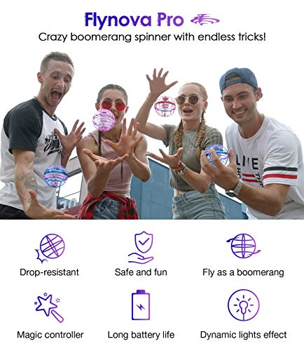 Flynova Pro Flying Spinner 2020 Upgrade Flight Gyro Toy - Boomerang ...