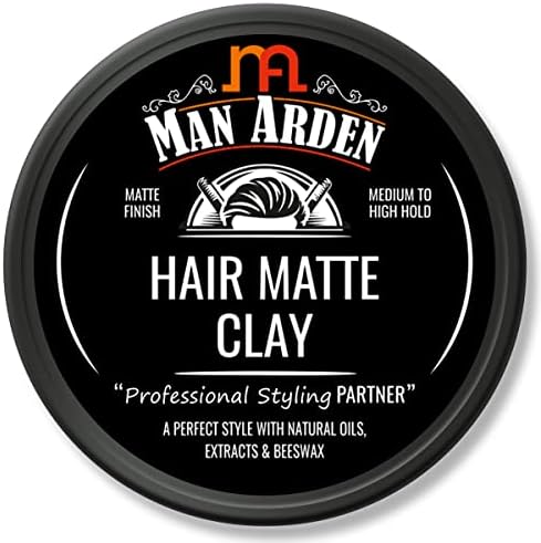 Man Arden Hair Matte Clay Professional Styling For Matte Finish, Medium ...