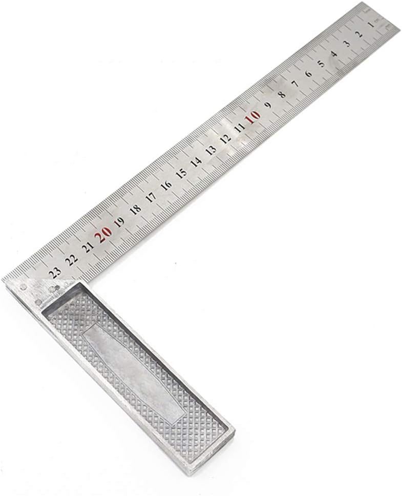 Release Acero Inoxidable ángulo de 90 Grados Regla de Metal Regla de ...