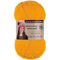 Amazon.com: Loops & Threads Impeccable Yarn 4.5 oz. One Ball - Grape Punch