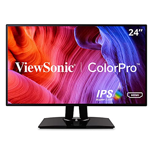 ViewSonic VP2468 24-Inch Premium IPS 1080p Monitor with Advanced ...