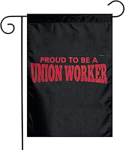 Amazon.com : Proud to Be A Union Worker 1218 Inch Floral Garden Yard ...