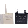 Amazon.com: WPW10662129 Refrigerator Capacitor Motor for Compatible ...