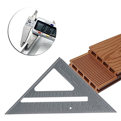 Buy Mimgo Store Aluminum Alloy Speed Square Triangle Ruler Carpenter ...