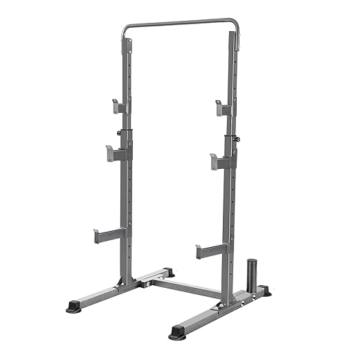 K KINGKANG Squat Rack Cage Adjustable Squat Rack Home Gym Power Rack ...