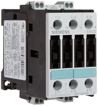 Siemens 3RT10 24-3AC20 Motor Contactor 3 Poles Spring Loaded Terminals ...