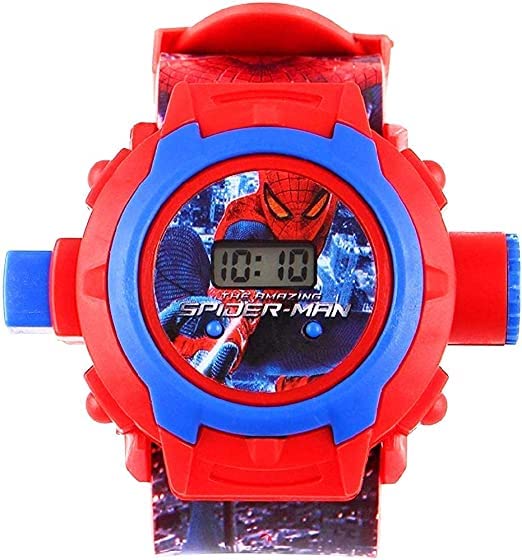 Mua Genx Spiderman Image Projector Digital Wrist Watch for Kids | Wall ...