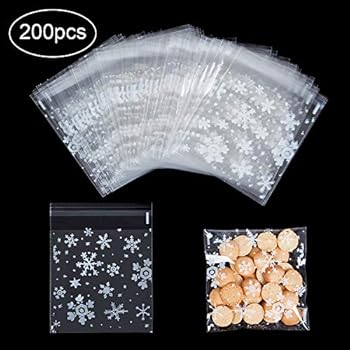Amazon.com: VIPITH 100 Pcs 4x6 Inches Clear Resealable Cello Cellophane Bags with Adhesive ...