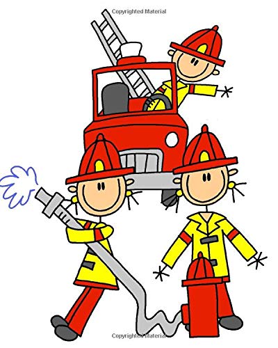 Firefighter Heroes 2019 Daily Planner Calendar: Stick Figure ...