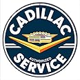 Amazon.com: Victory Vintage Signs Cadillac Service Sign 14 Round : Home ...