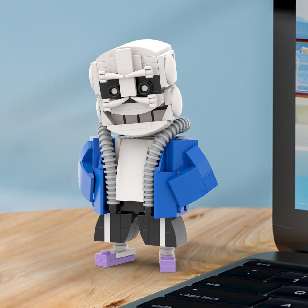Mua Undertale Sans Action Figures Building Block Sets, Blue Skull ...