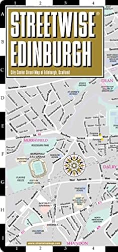 Streetwise Edinburgh Map - Laminated City Center Street Map of ...