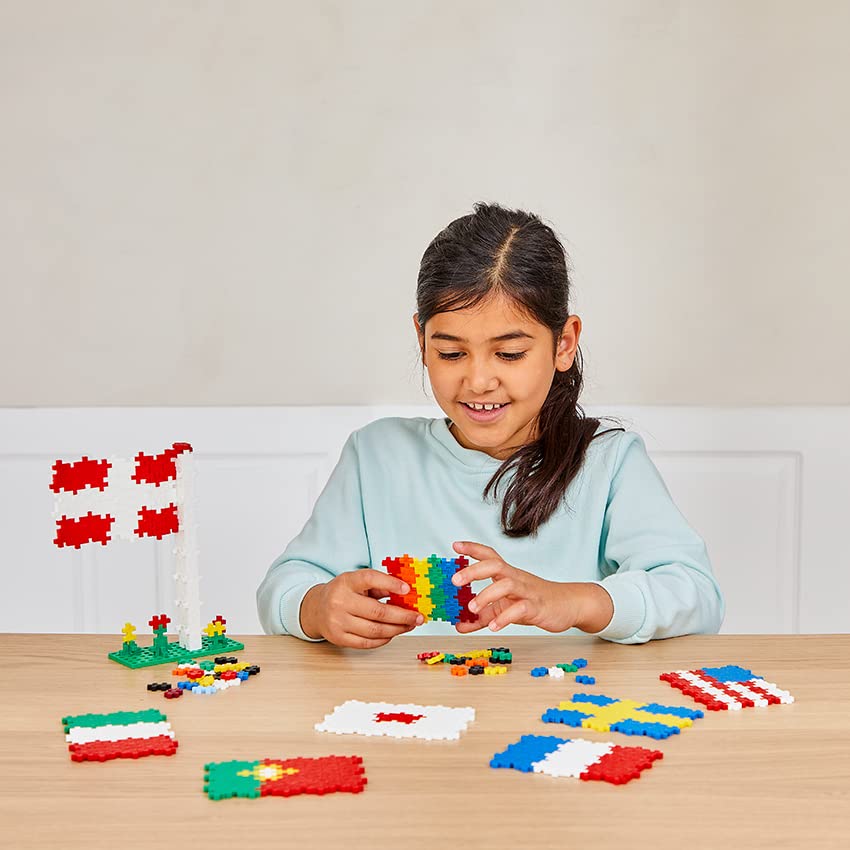 PLUS PLUS - Learn to Build - Flags of The World - 500 Pieces ...