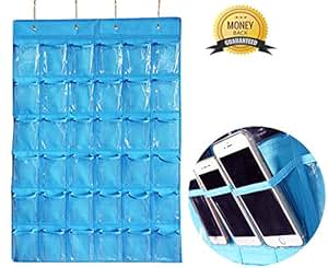 Amazon.com : Cell Phone Holder Classroom 36 Hanging Pocket Organizer ...