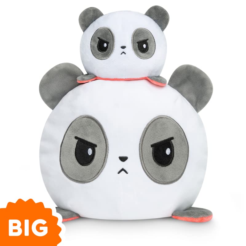TeeTurtle - Original Reversible Big Panda Plushie - Huggable And Soft ...