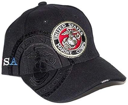 United States Marine Corps Baseball Cap Black at Amazon Men’s Clothing ...